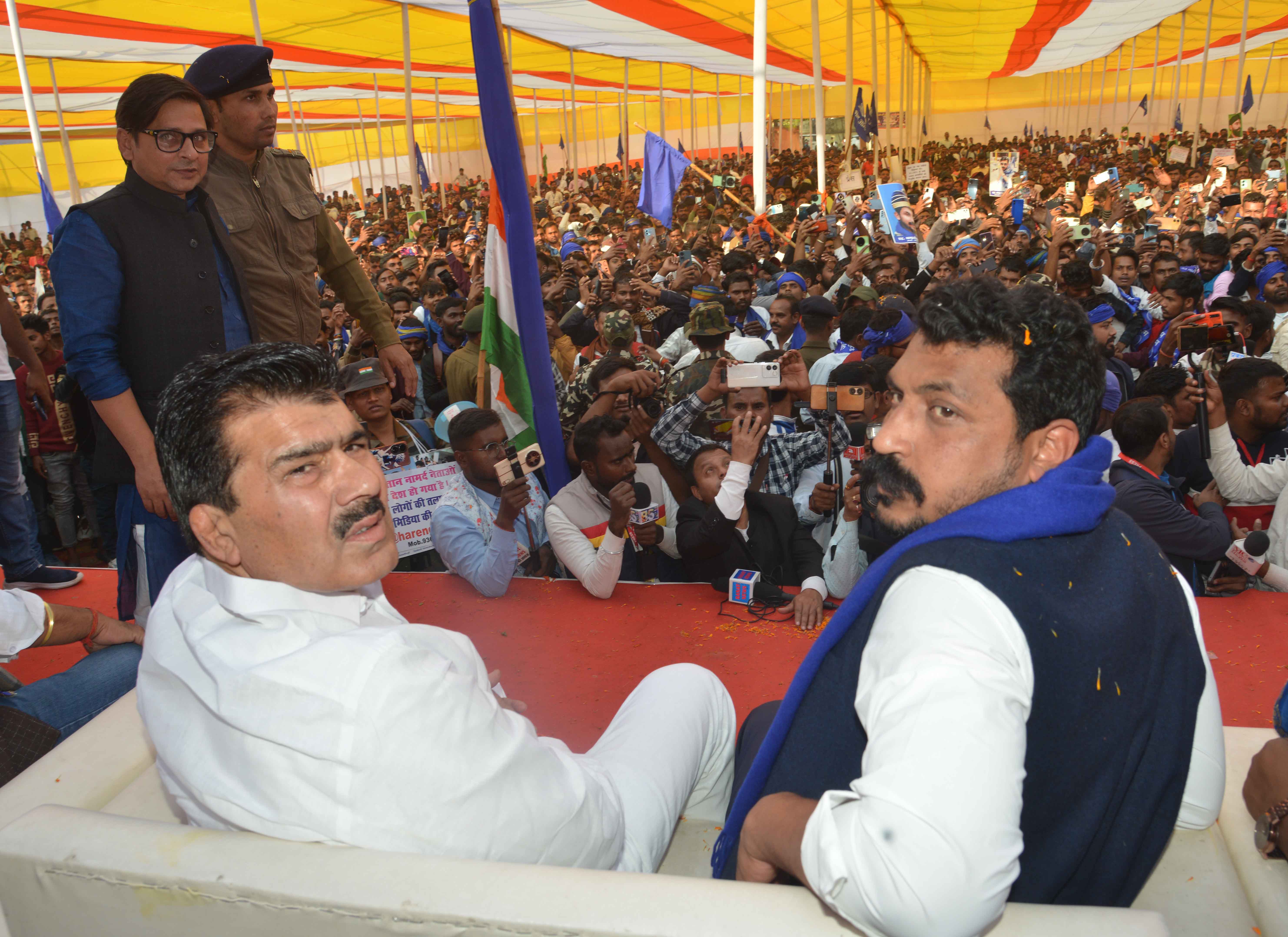 Azad-Samaj-Party-chief-and-MP-Chandrashekhar-Azad | मिलर स्कूल मैदान ...